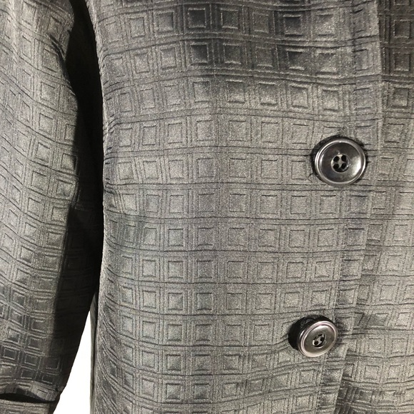 George Simonton | Jackets & Coats | Simonton Says Black Oversized 34 ...